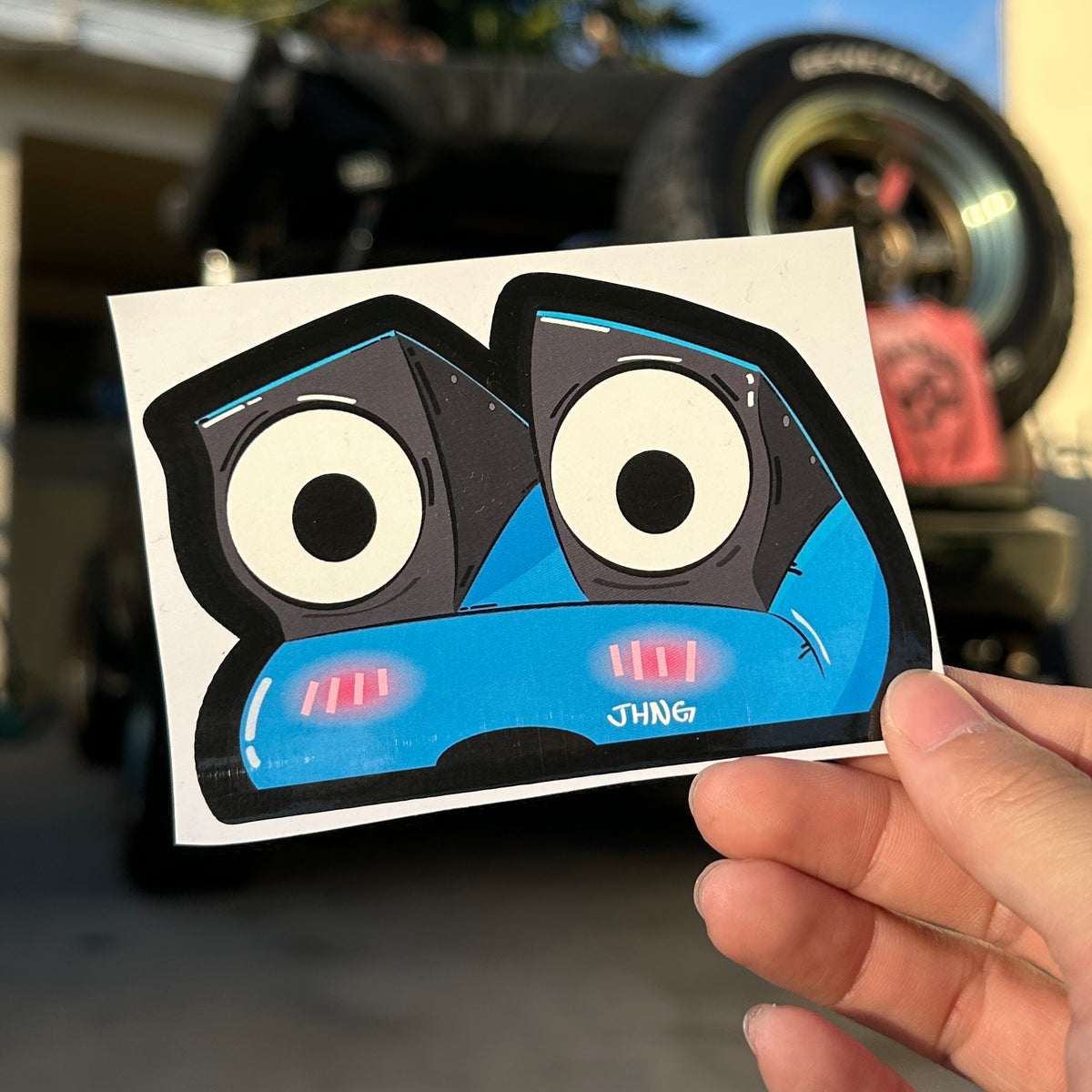 NA Mazda Miata Mx-5 Peeker Decal Stickers (7 Colors) – Jimmy Has No Garage